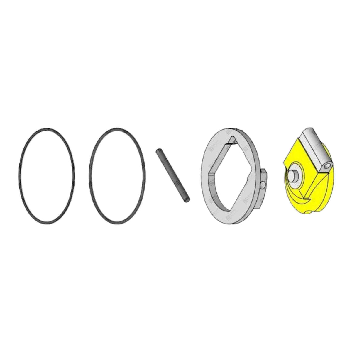 Check Valve Repair Kit, Major, RDI Swing, 3" 1502 – Big Iron Flow Control